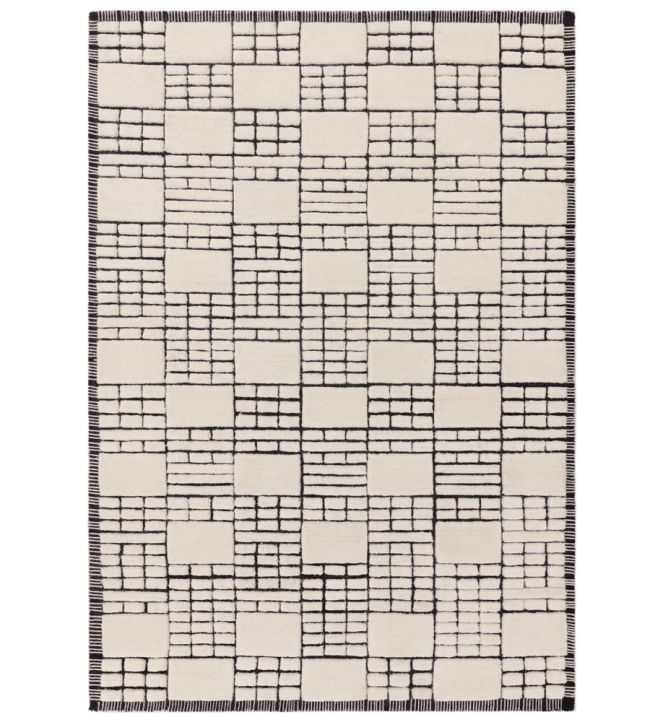 Empire Rug in Cream/Black by Asiatic | Jane Clayton