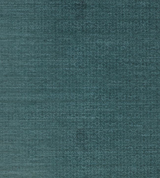 Facet Wallpaper in Ocean by Mark Alexander | Jane Clayton