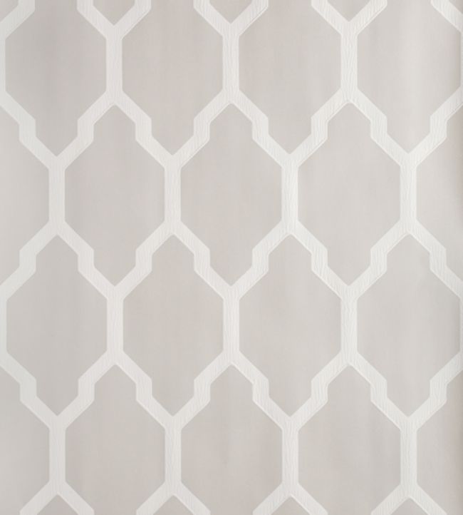 Tessella Wallpaper by Farrow & Ball in Strong White | Jane Clayton