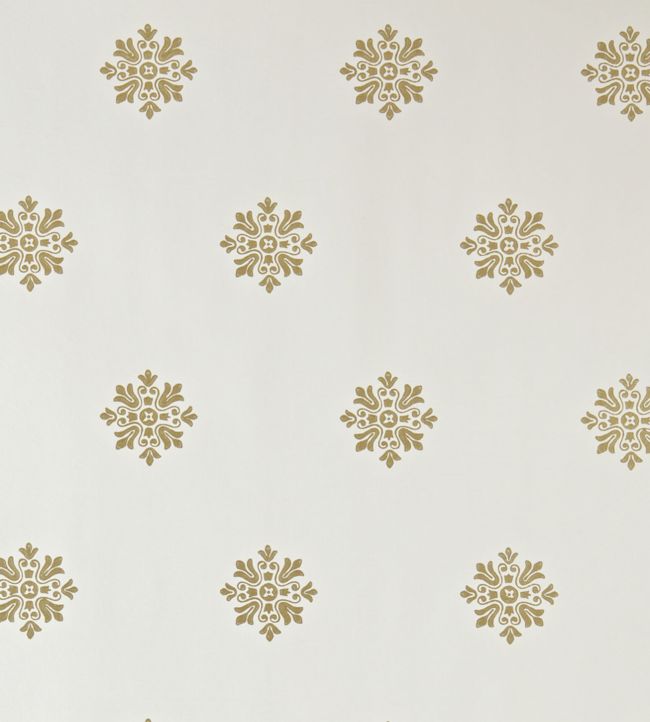 Brockhampton Star Wallpaper by Farrow & Ball in White Tie | Jane Clayton
