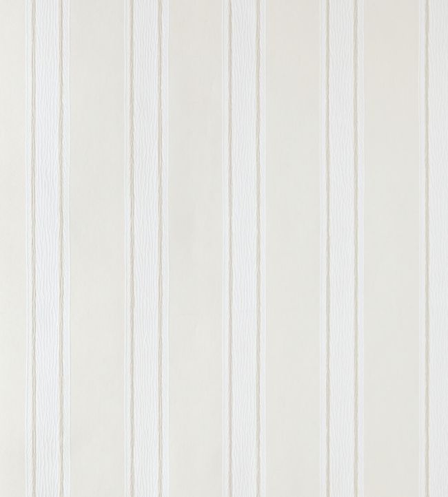Block Print Stripe Wallpaper by Farrow & Ball in White Tie | Jane Clayton