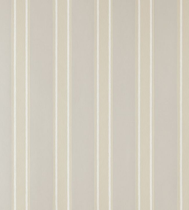 Block Print Stripe Wallpaper by Farrow & Ball in Oxford Stone | Jane ...