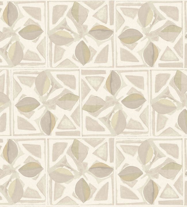 Fiori Wallpaper in Slate by Sandra Blow for Christopher Farr Cloth ...