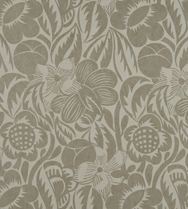 Fleurs Etoilees Wallpaper in Slate by Raoul Dufy for Christopher Farr ...