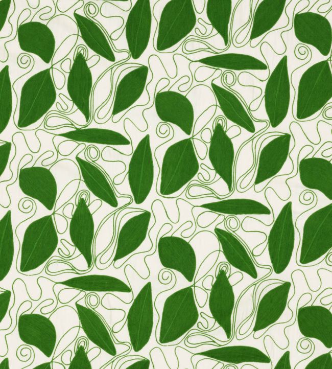 Foliage Fabric in Green by Christopher Farr Cloth | Jane Clayton