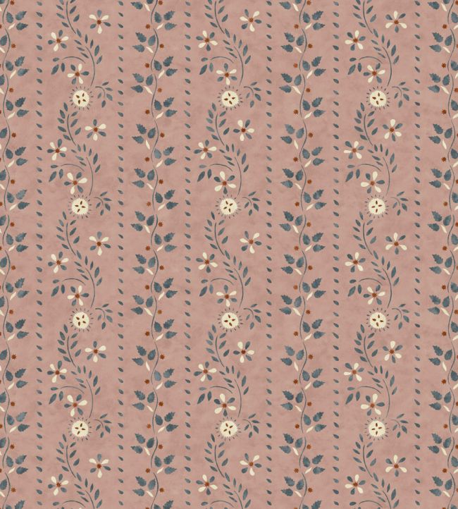 Folklore Wallpaper in Pink Salt by Lewis & Wood | Jane Clayton