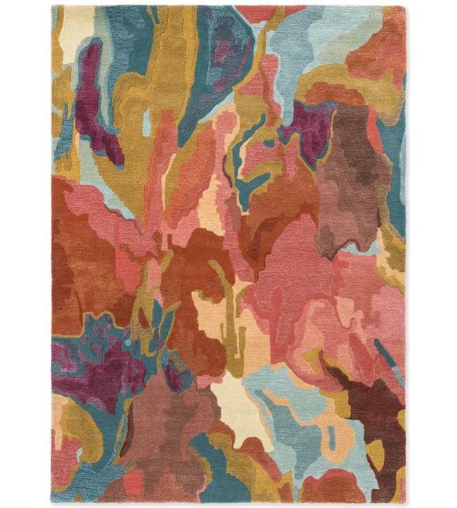 Foresta Rug in Rosewood/Huckleberry by Harlequin | Jane Clayton