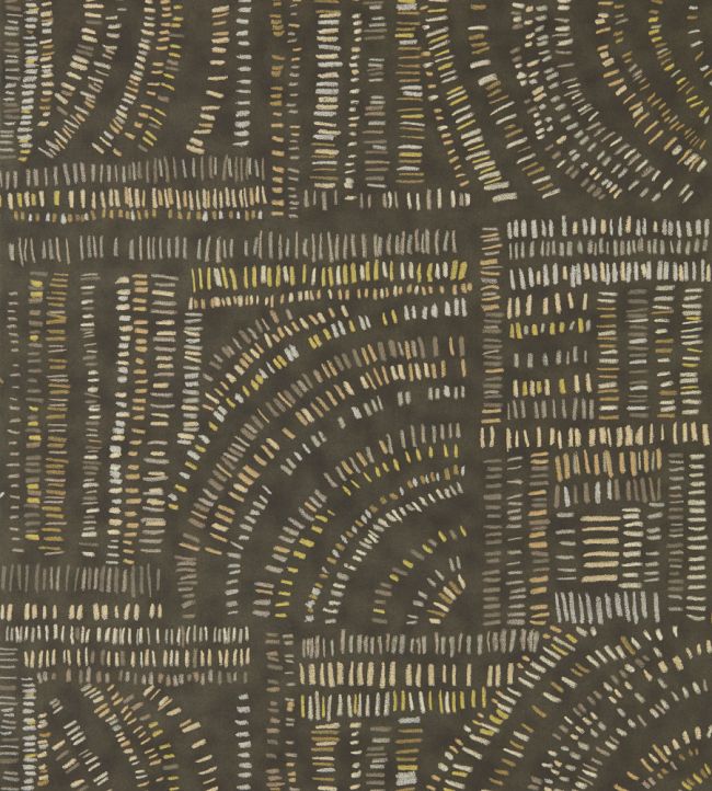 Frescoes Wallpaper in Charcoal/Chalk/Limestone by Harlequin | Jane Clayton
