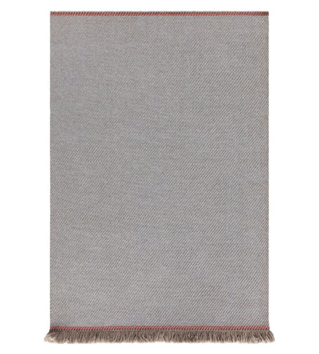 Garden Layers Diagonal Rug in Almond-Blue by GAN | Jane Clayton