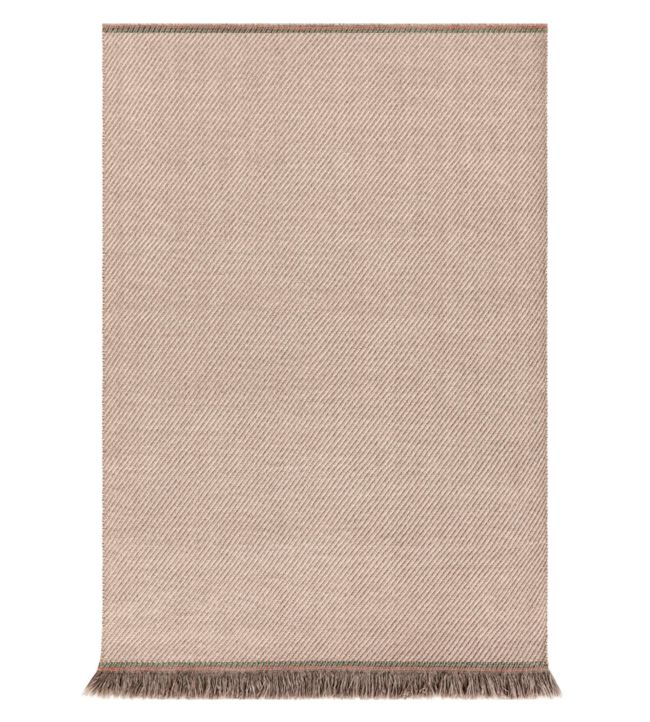 Garden Layers Diagonal Rug in Almond-Ivory by GAN | Jane Clayton