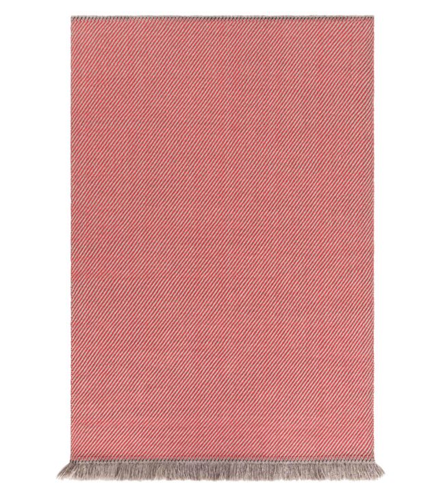 Garden Layers Diagonal Rug in Almond-Red by GAN | Jane Clayton