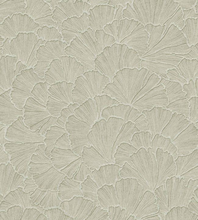 Ginkgo Wallpaper in Green by Eijffinger | Jane Clayton