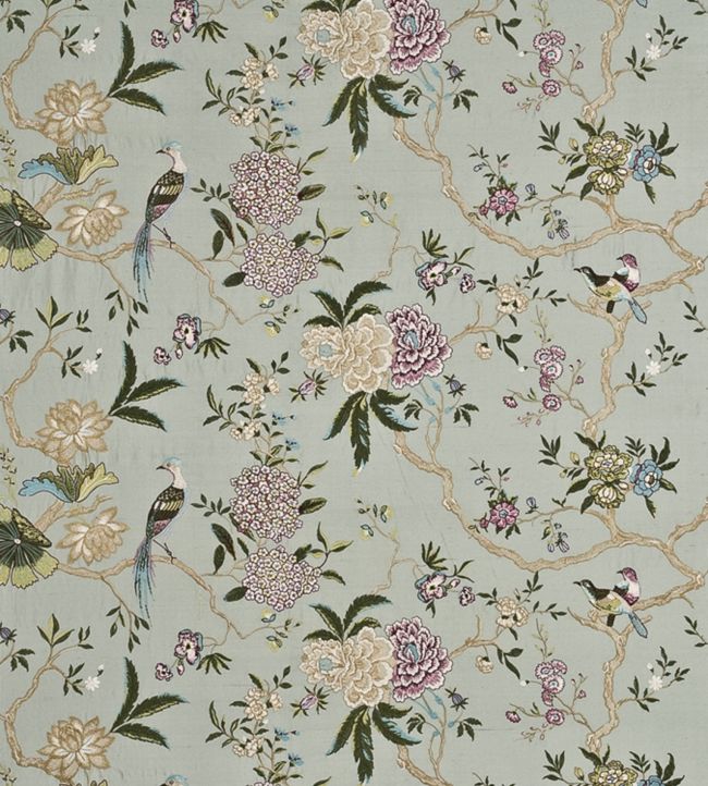 Embroidered silk store