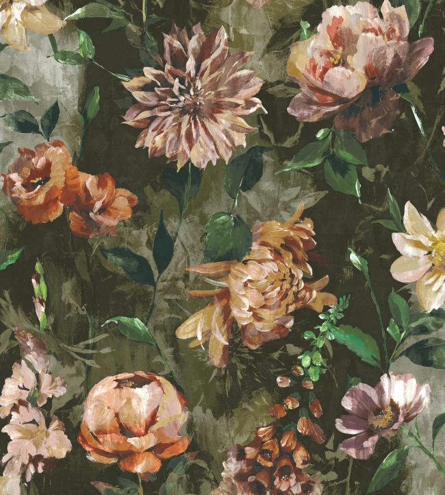 Grande Botanic Fabric in Moss by Arley House | Jane Clayton