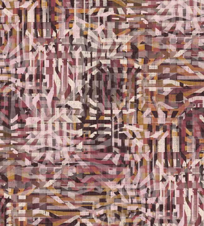 Grande Prism Fabric in Damson by Arley House | Jane Clayton