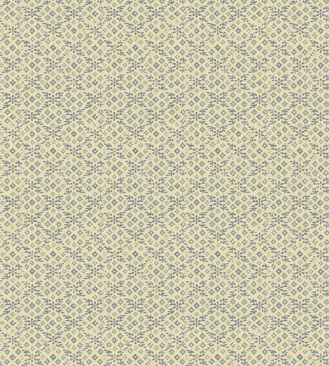 Grantly Wallpaper in Blue by GP & J Baker | Jane Clayton