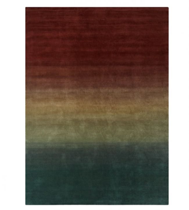 Degrade Rug in Petrol-Wine by GAN | Jane Clayton