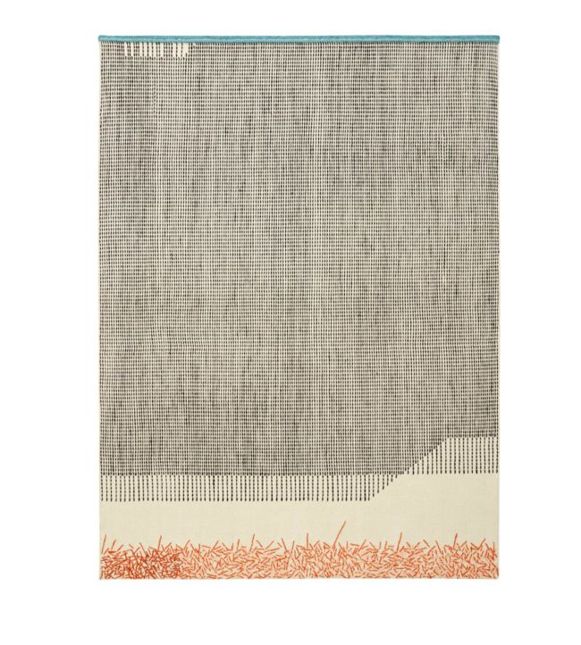 Backstitch Calm Rug by GAN