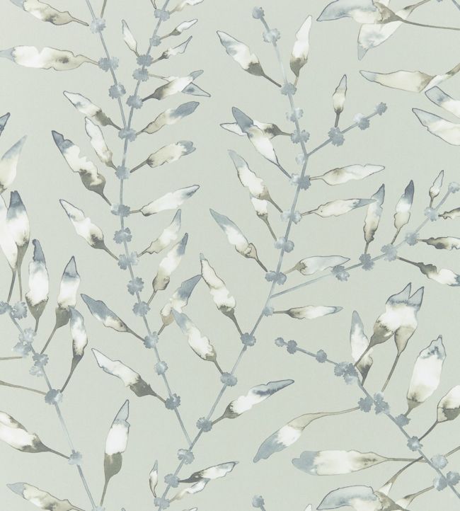 Chaconia Wallpaper in Graphite/Mustard by Harlequin | Jane Clayton