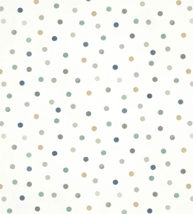 Bon Bon Wallpaper in Gilver/Duck Egg/Denim by Harlequin | Jane Clayton