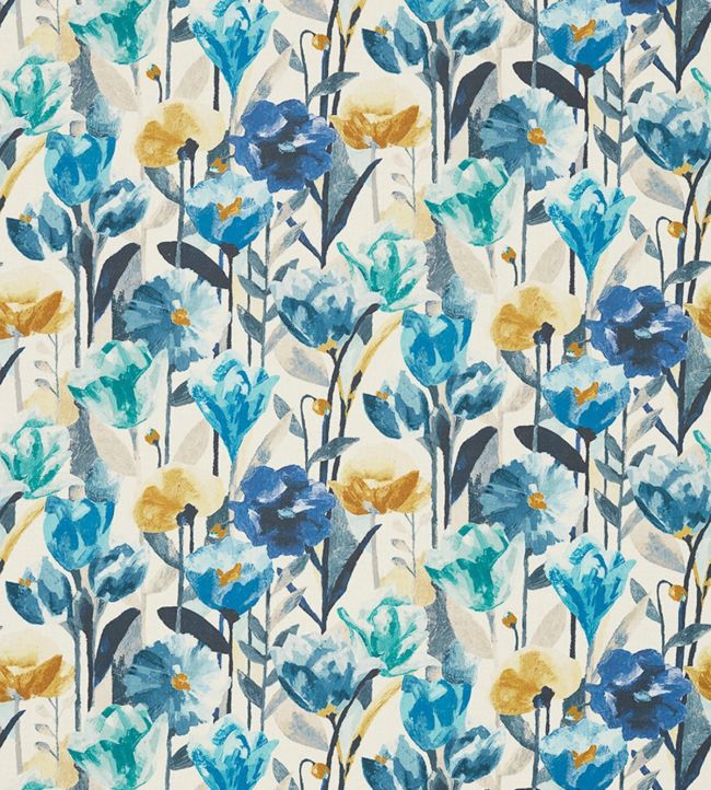 Verdaccio Fabric in Marine/Multi by Harlequin | Jane Clayton