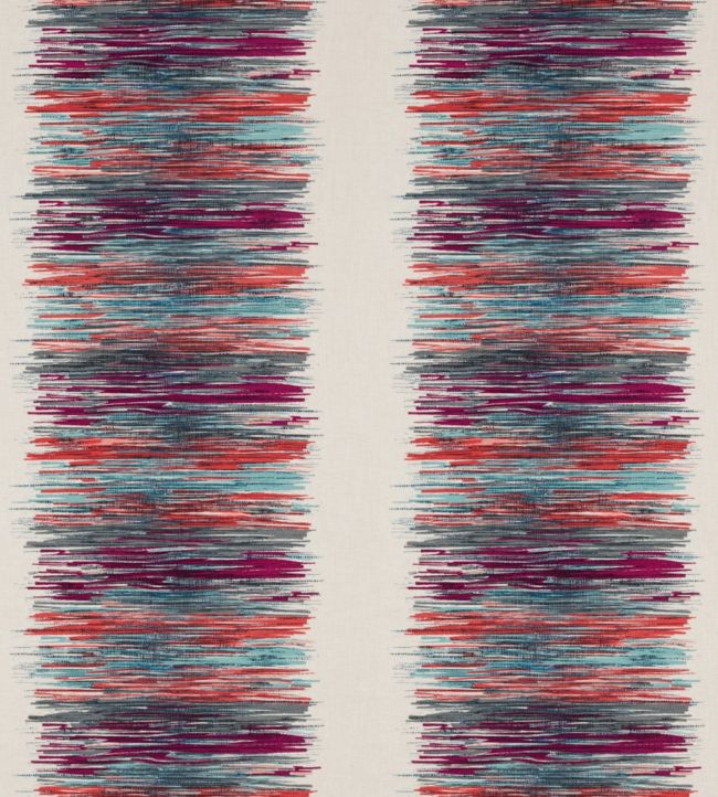 Chromatic Fabric in Magenta / Marine / Coral by Harlequin | Jane Clayton