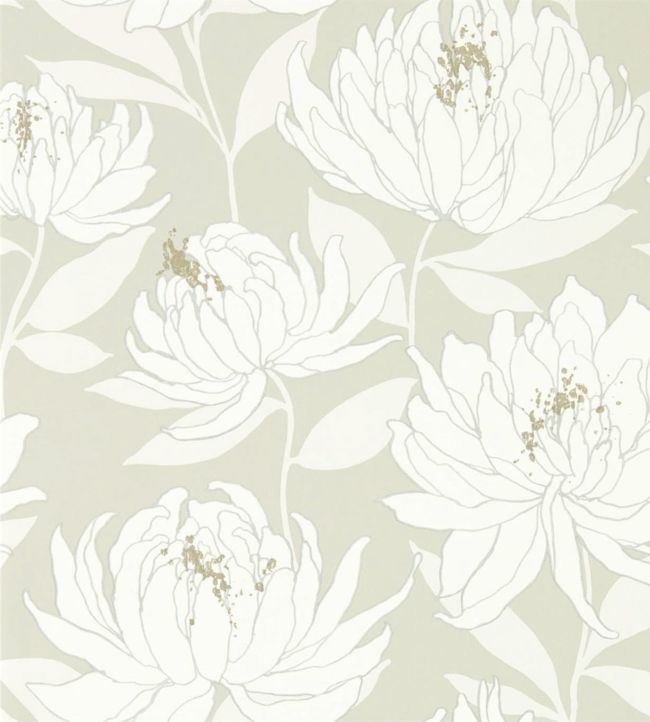 Sebal Wallpaper in Earth/Silver by Harlequin | Jane Clayton