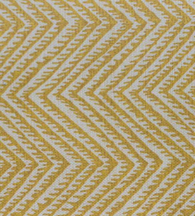 Herringbone Resist Fabric in Amber by Titley and Marr | Jane Clayton