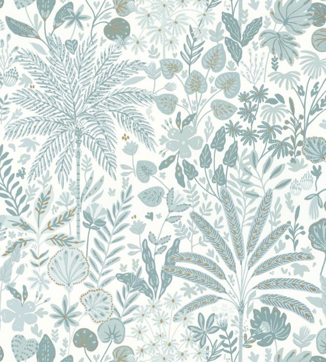 Hope Wallpaper in Smoke Blue Dore by Caselio | Jane Clayton