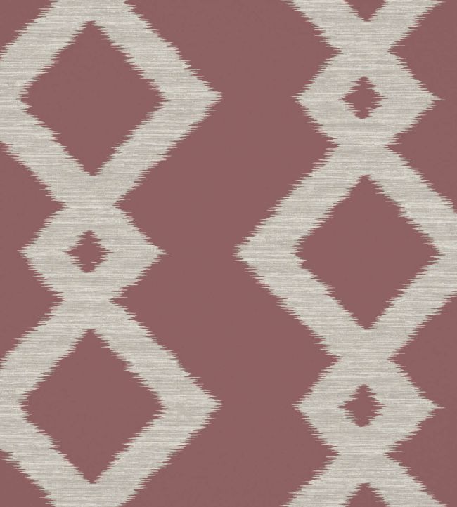 Inca Wallpaper in Brick by Warner House | Jane Clayton