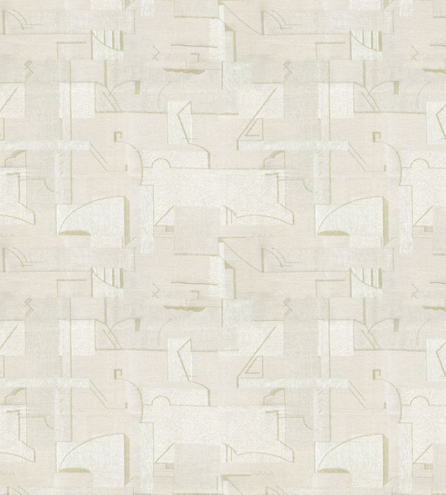 Indore Fabric in T15-Ecru/Gold by JORO | Jane Clayton