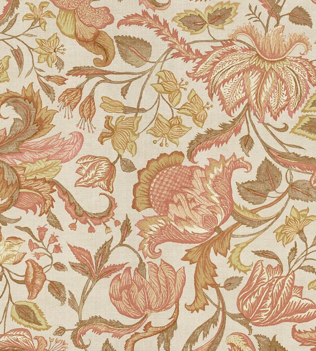 Jacobean Wallpaper in Sienna by Eijffinger | Jane Clayton