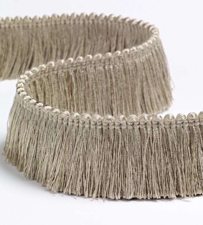 Brush Fringe Trimmings by James Hare in Almond | Jane Clayton