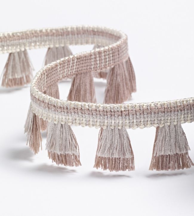 Double Fringe Trimmings by James Hare in Feather | Jane Clayton