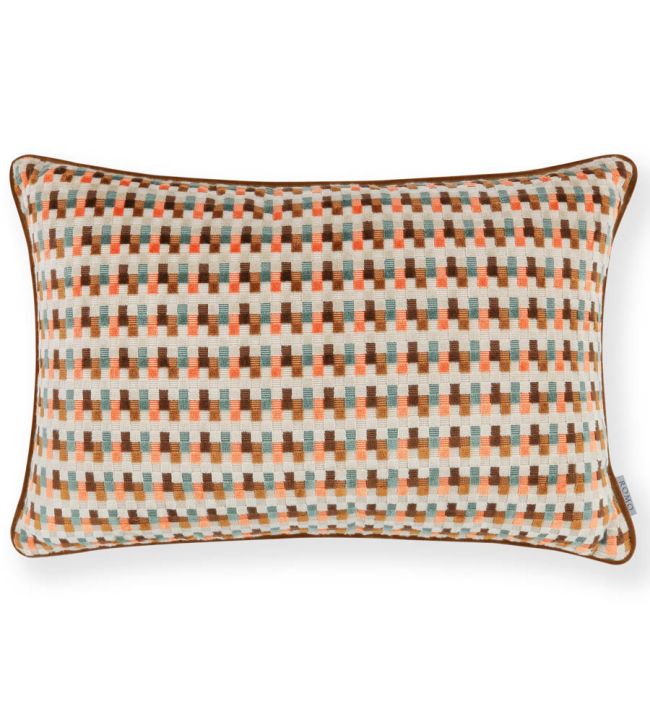 Javi Ready Made Cushions in Mandarin by Romo | Jane Clayton