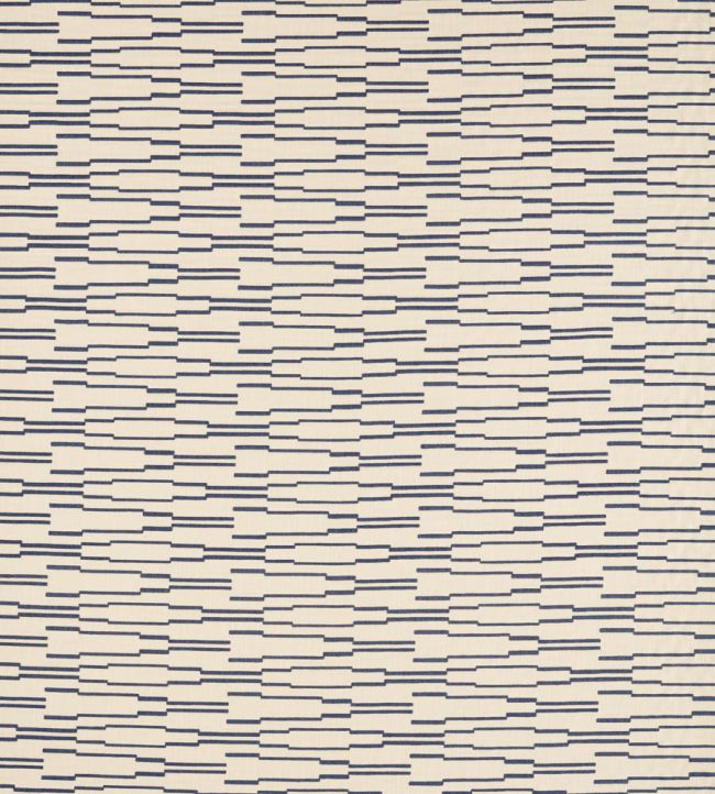 Juniper Fabric in Parchment/Indigo by Harlequin | Jane Clayton