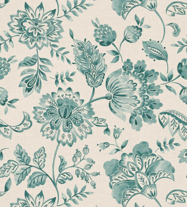 Kamila Fabric in Teal by The Pure Edit | Jane Clayton