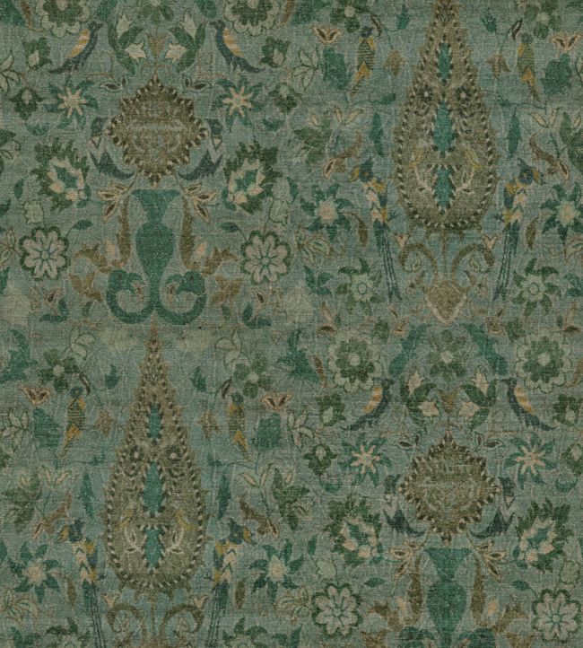 Kandira Fabric in Green by Travers | Jane Clayton