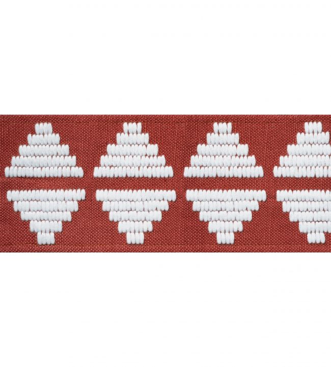 Kings Point Tape Trimmings in Ruby by Thibaut | Jane Clayton