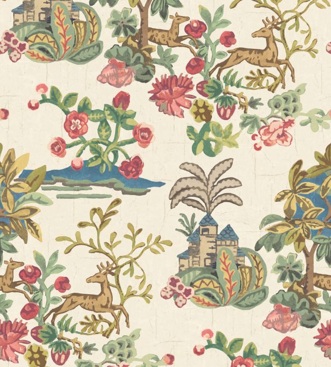 Knight's Tale Wallpaper in Jewel by GP & J Baker | Jane Clayton