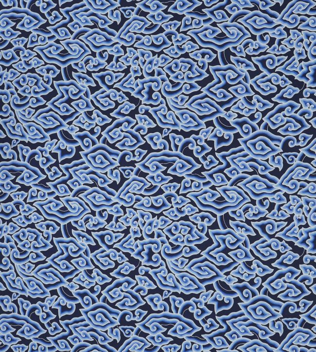 Kumo Fabric in China Blue by Jim Thompson | Jane Clayton