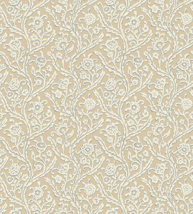 Letti Wallpaper in Sand by Josephine Munsey | Jane Clayton