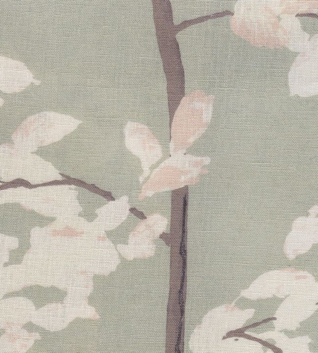 Beech Linen Fabric by Lewis & Wood in Jade | Jane Clayton