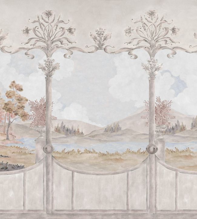 Limestone View Wallpaper mural in Autumn by Coordonne | Jane Clayton
