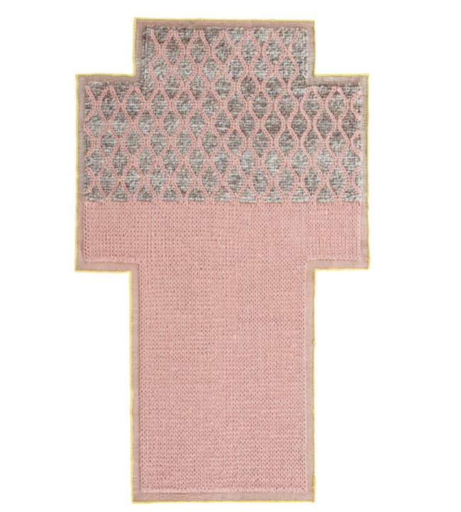 Mangas Space Rhombus Rug in Pink by GAN | Jane Clayton