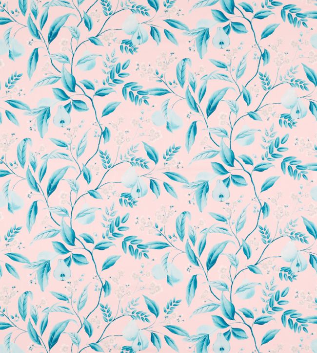 Marie Fabric in Rose / Lagoon by Harlequin | Jane Clayton
