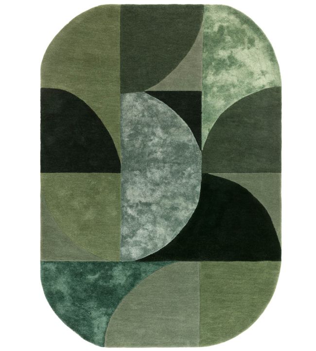 Matrix Oval Rug in Forest 75 by Asiatic | Jane Clayton