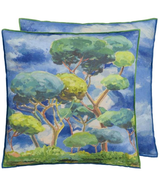 Matsu Ready Made Cushions in Cobalt by Designers Guild | Jane Clayton