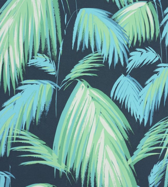 Tropicana Wallpaper by Matthew Williamson in Petrol/Emerald/Turquoise ...