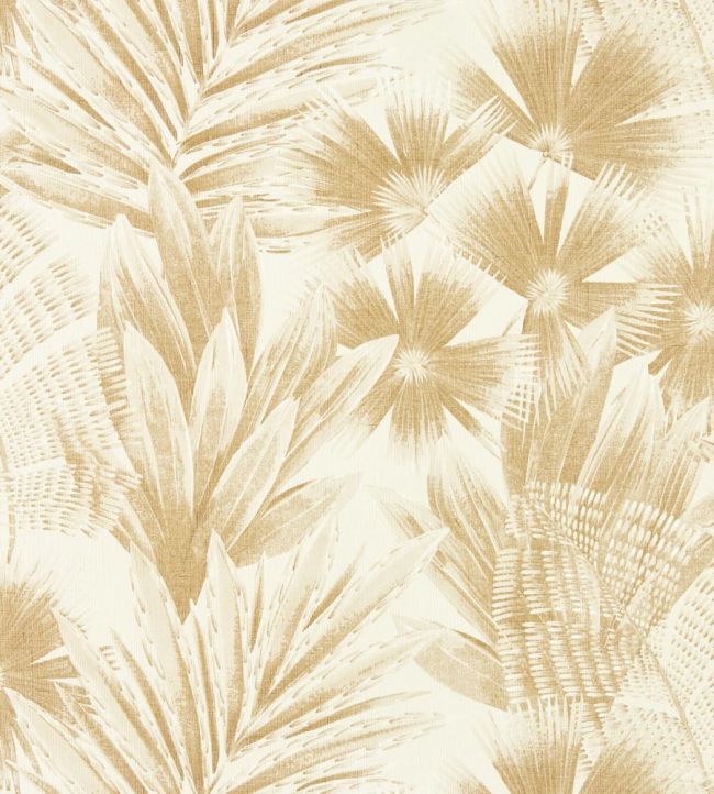 Matupi Wallpaper in Parchment / Gold by Harlequin | Jane Clayton